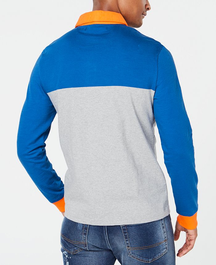 Calvin Klein Jeans Men's Colorblocked Rugby Shirt - Macy's
