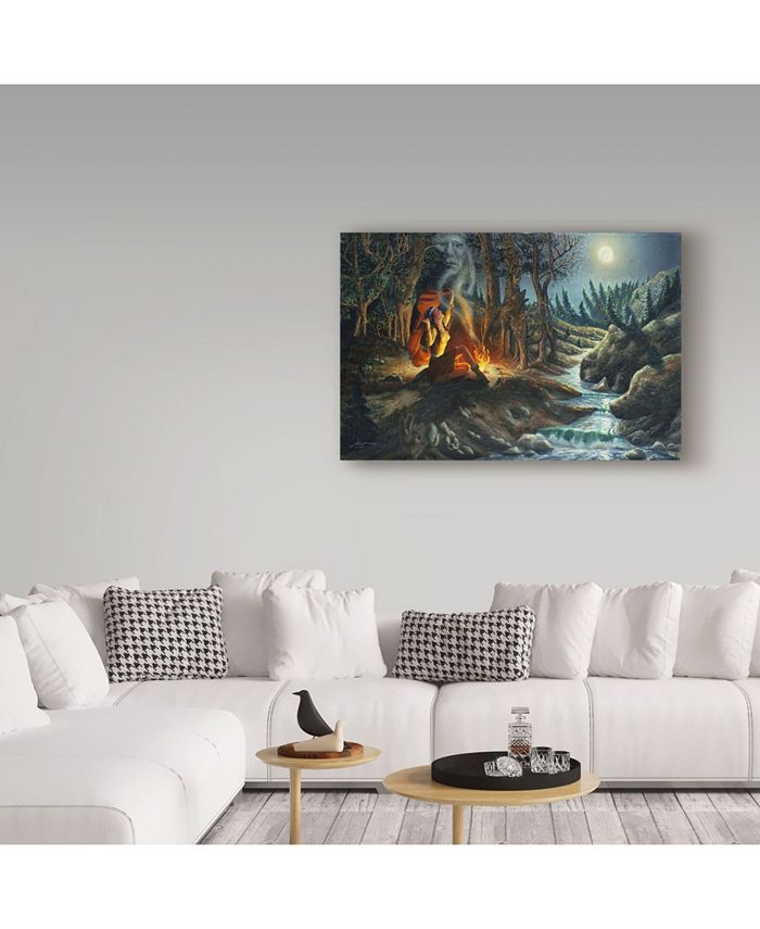 Trademark Global D. Rusty Rust 'Illusions Of Forest' Canvas Art - 24" x ...