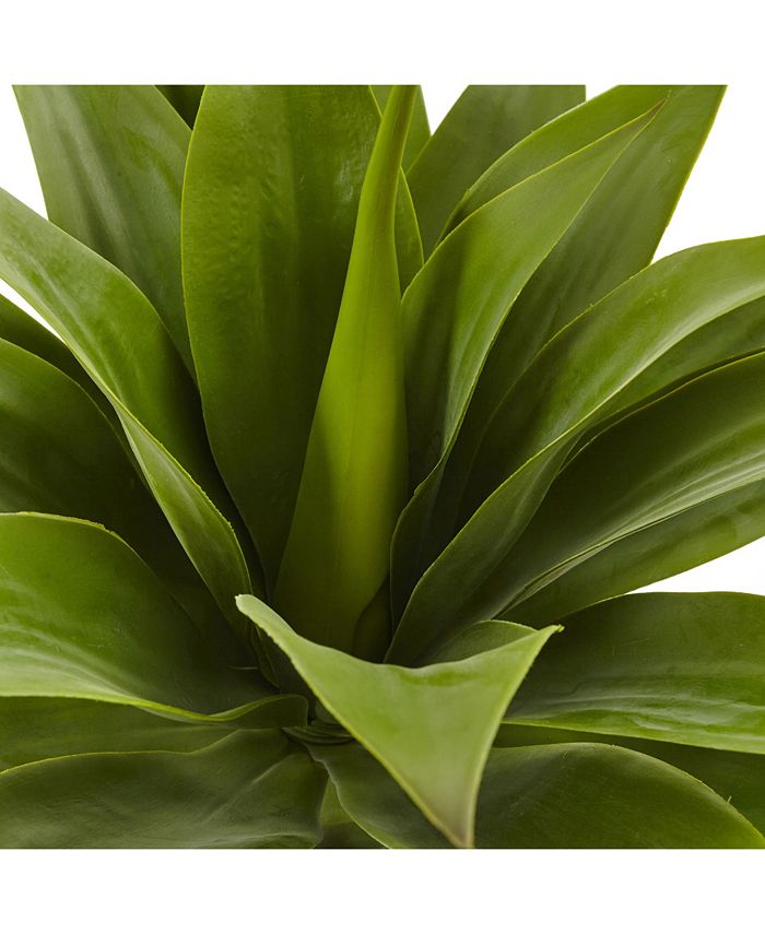 Nearly Natural 32" Agave Plant w/ Stem - Macy's