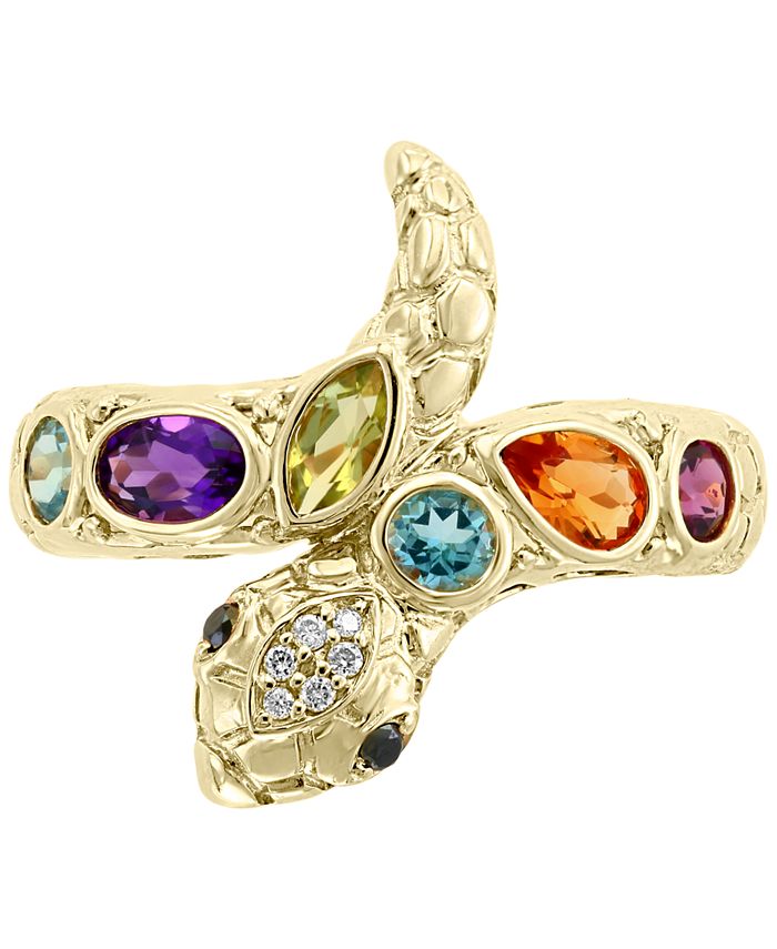 EFFY Collection EFFY® Multi-Gemstone (1 ct. t.w.) & Diamond Accent ...