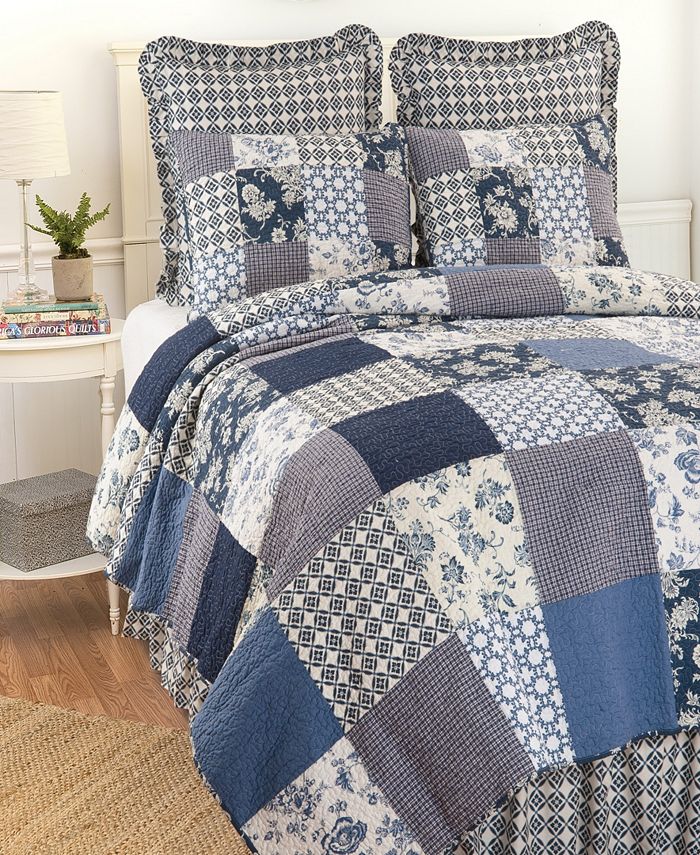 C&F Home Bonnie Full Queen 3 Piece Quilt Set - Macy's