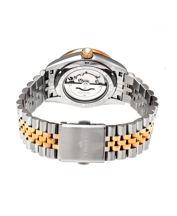 Empress Constance Automatic Rose Gold Case, White Dial, Silver ...