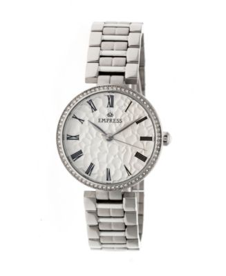 Empress Catherine Automatic Silver Case, White Dial, Silver Stainless ...