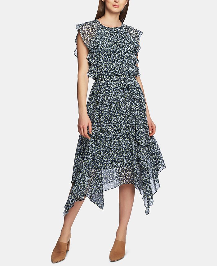 1.STATE Flounce Ruffle Cascading Dress - Macy's