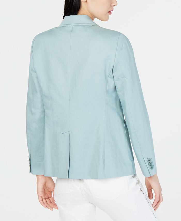 Weekend Max Mara Malia Cotton & Linen Jacket - Macy's