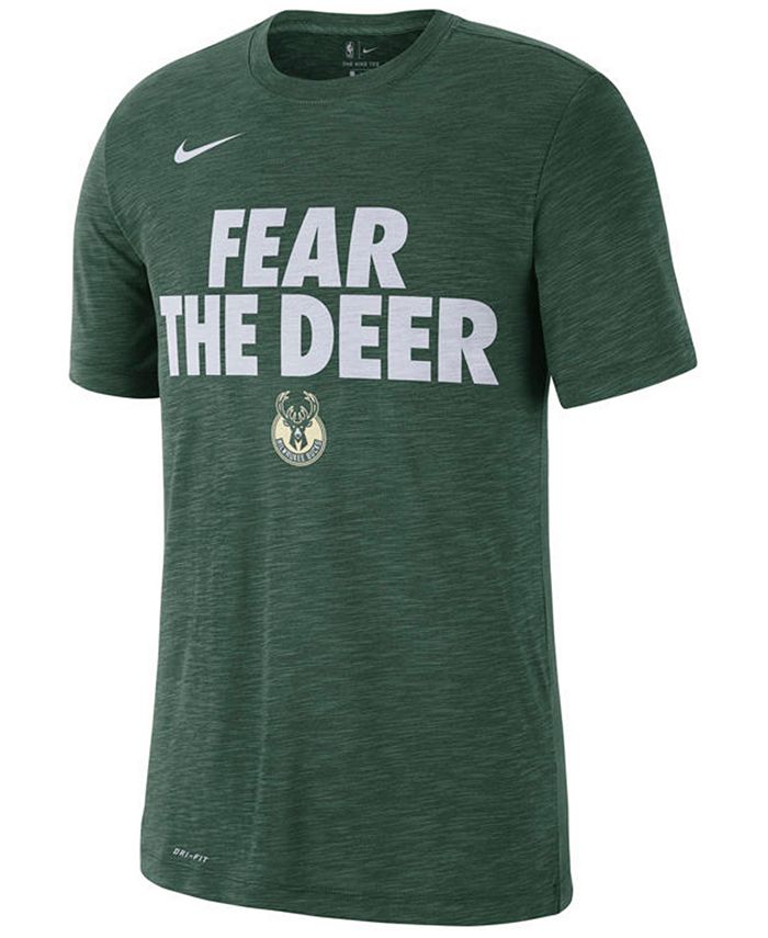 Nike Men's Milwaukee Bucks Team Essential Local Slogan Slub T-Shirt ...