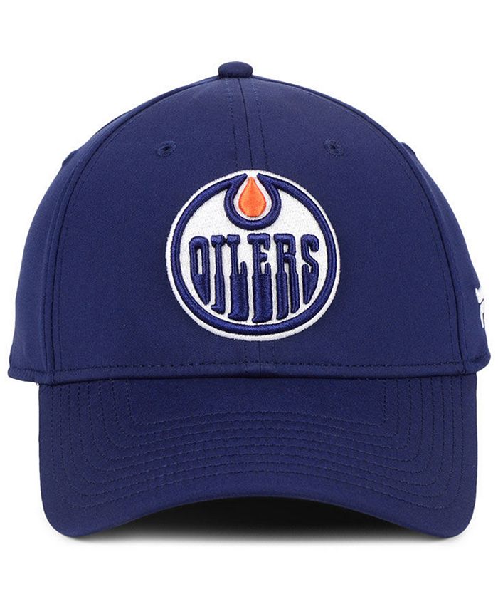 Authentic NHL Headwear Edmonton Oilers Basic Flex Stretch Fitted Cap ...