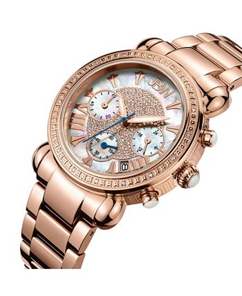 Jbw Women's Victory Diamond (1/6 ct.t.w.) 18K Rose Gold Plated ...