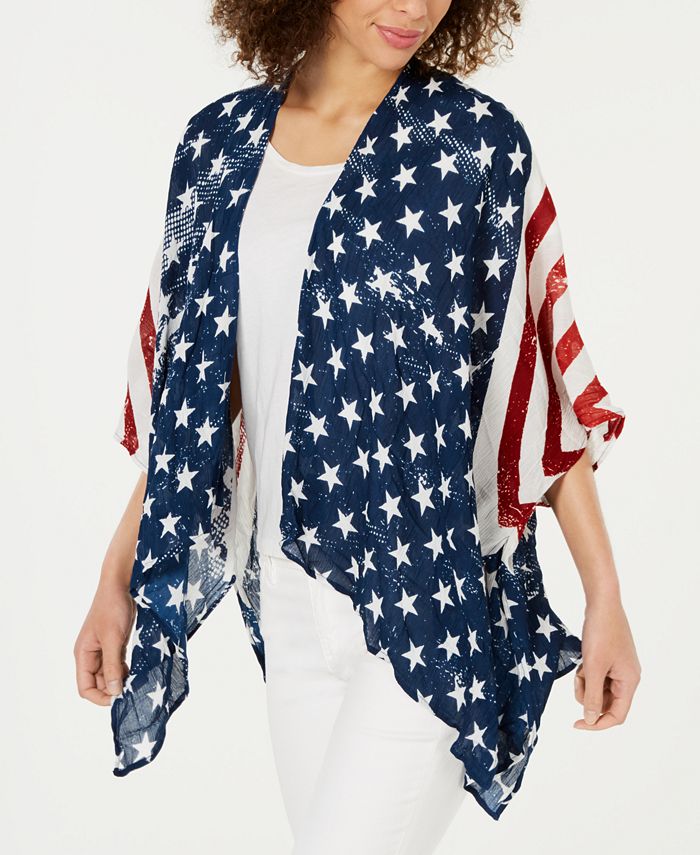 Collection XIIX Stars & Stripes Cover-Up - Macy's