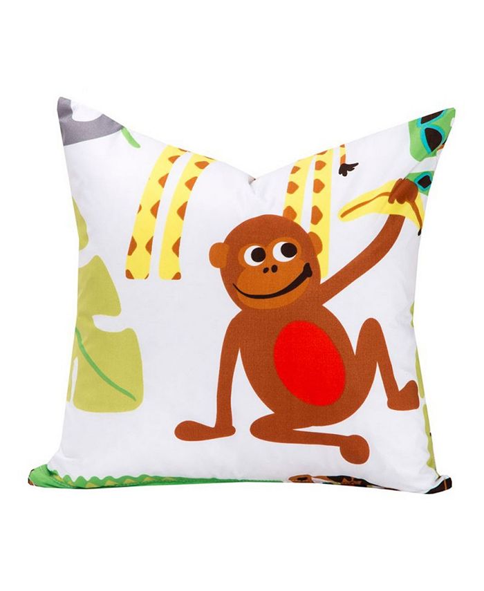 Crayola Jungle Love 16" Designer Throw Pillow - Macy's