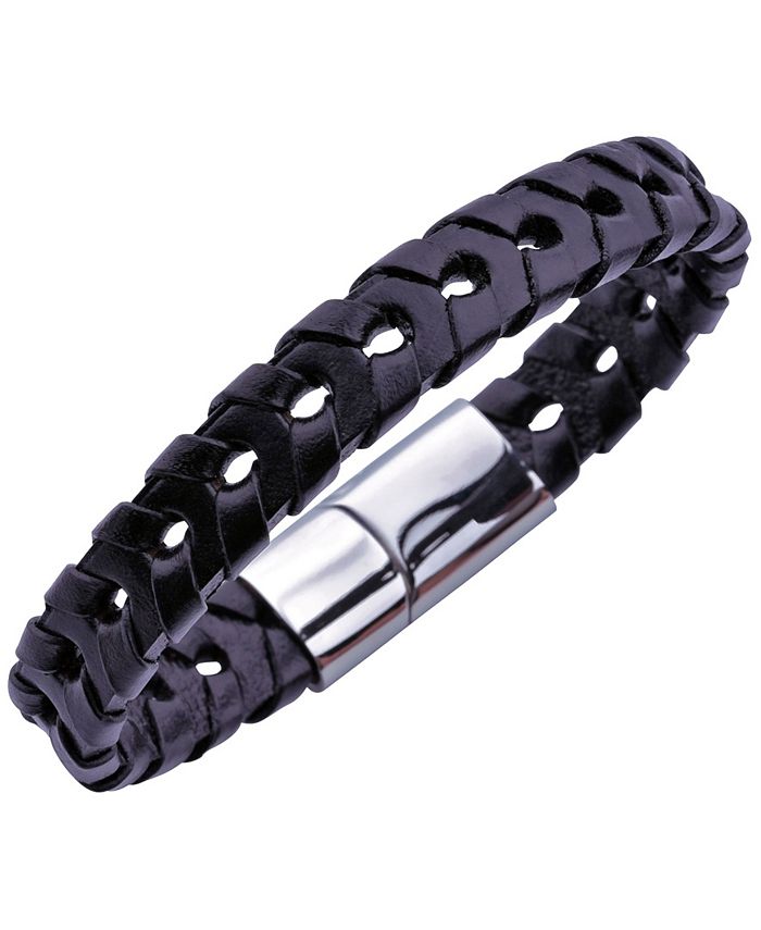 Sutton by Rhona Sutton Sutton Stainless Steel Open-Weave Braided ...