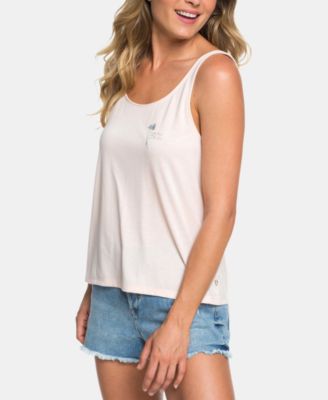 Roxy Juniors' Lace-Panel Tank Top - Macy's