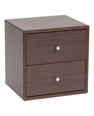 2-Drawer Wood Storage Cube, Kuda Series - Macy's