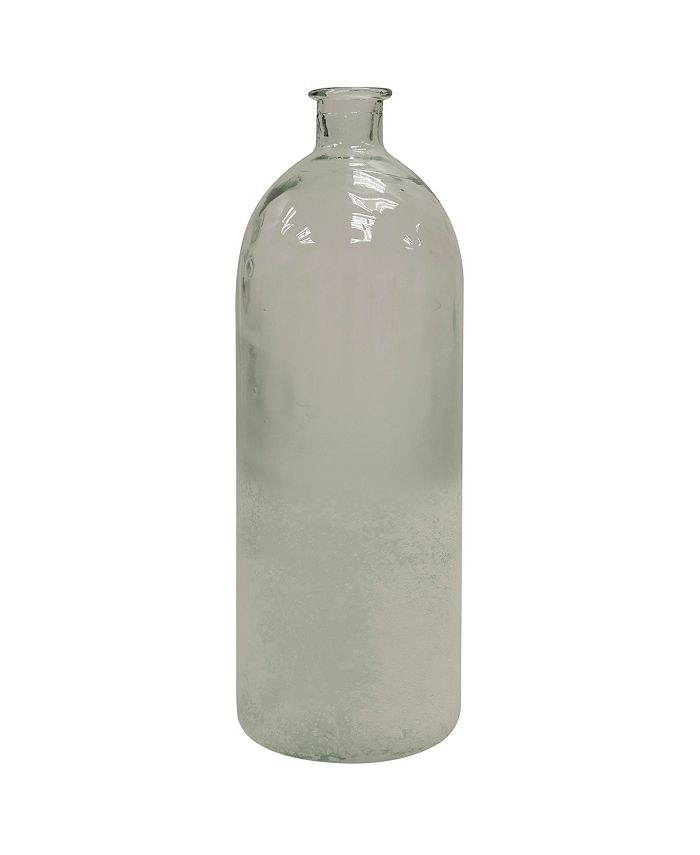 StyleCraft Frosted Fade Spanish Glass Vase - Macy's