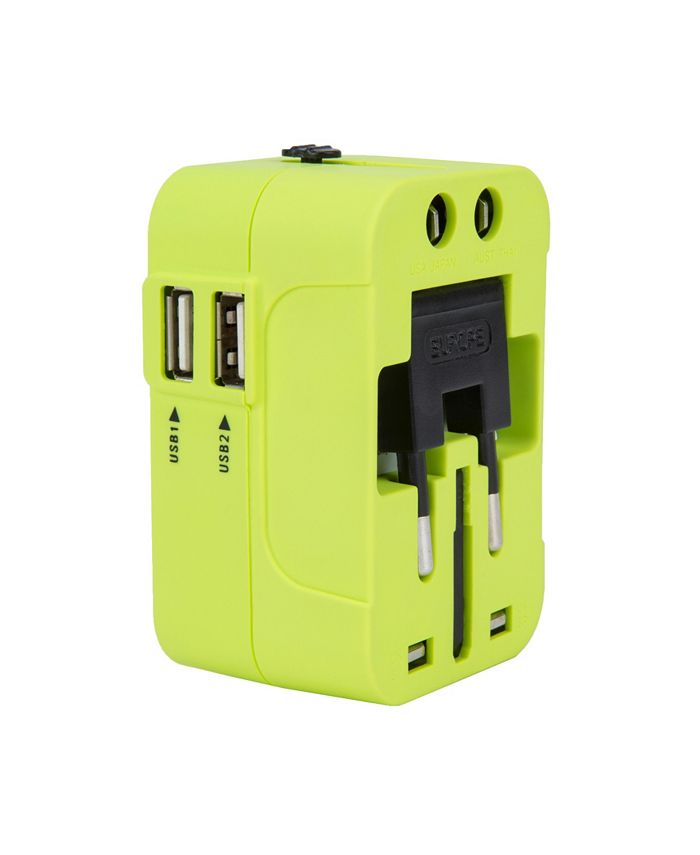 Travelon Worldwide Adaptor W/ Dual USB Charger - Macy's