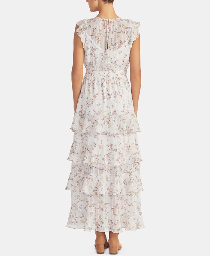 RACHEL Rachel Roy Amelie Floral-Print Ruffled Maxi Dress - Macy's