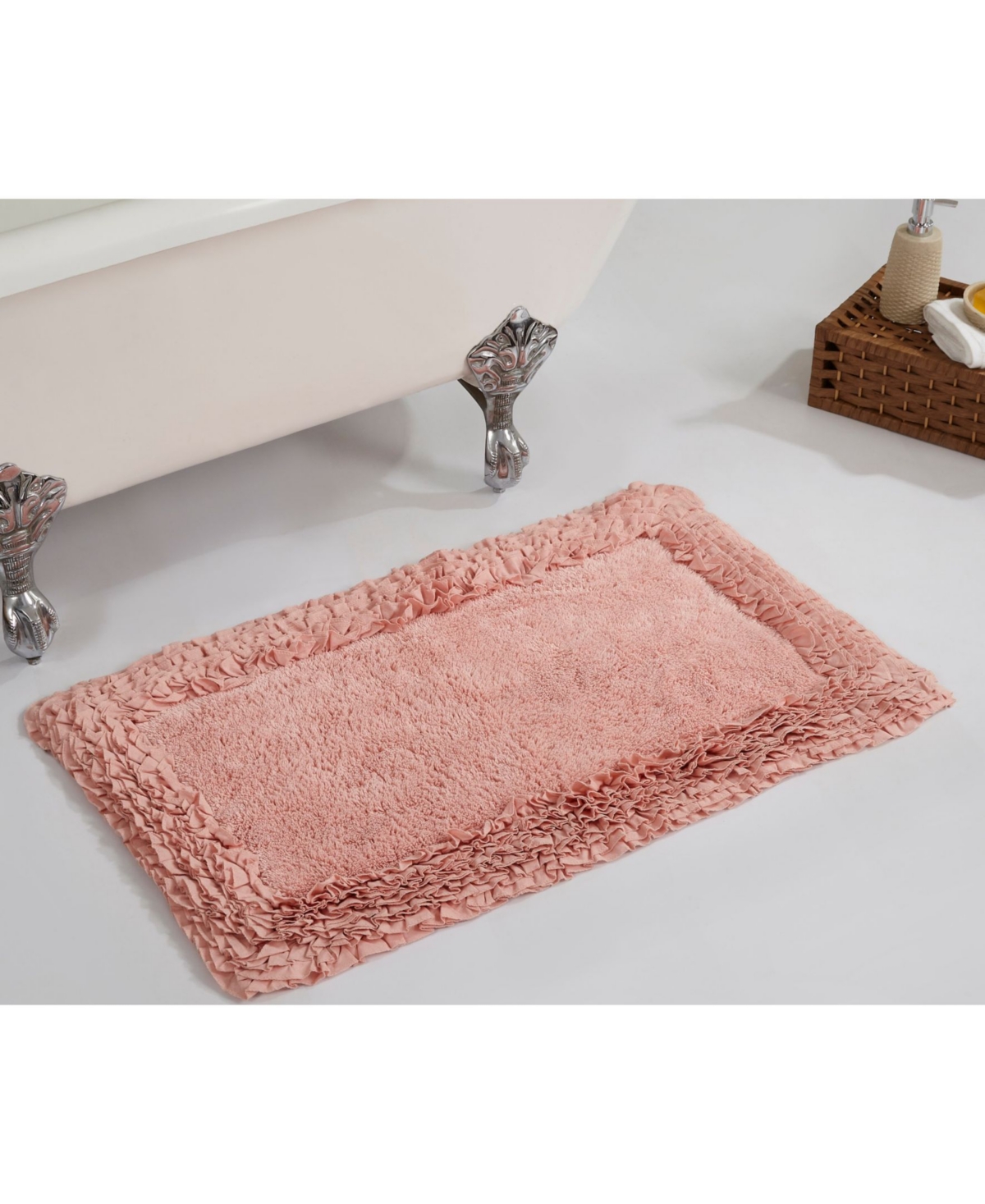 Click here for Better Trends Ruffle Bath Rug  21 x 34 - Pink prices