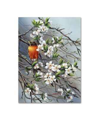 Wanda Mumm 'Spring Harbingers' Canvas Art - 47" x 35" x 2" - Macy's
