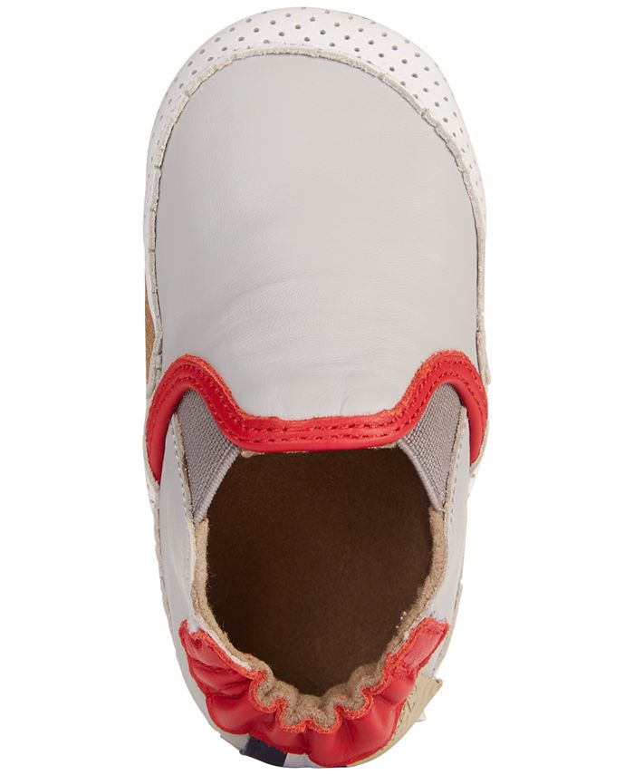 Robeez Baby Boys Liam Grey Soft Sole Shoes - Macy's