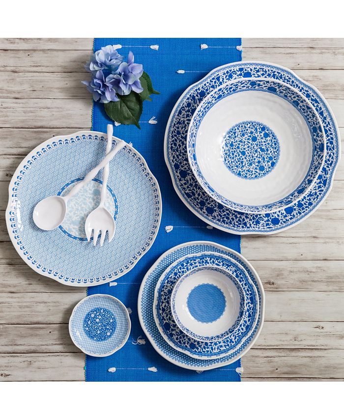 Q Squared Heritage Melamine Dinnerware Collection - Macy's
