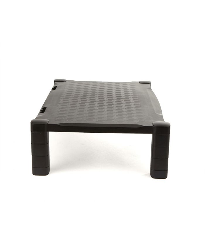 Mind Reader Extra Wide Monitor Stand, Monitor Riser, Height Adjustable ...