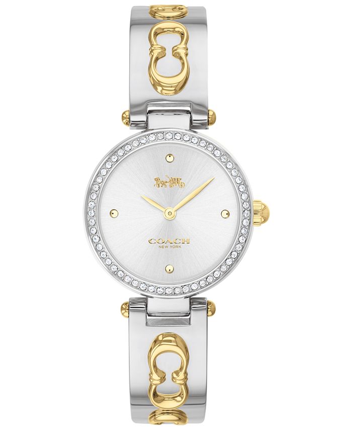 COACH Women's Park Two-Tone Stainless Steel Bracelet Watch 26mm - Macy's