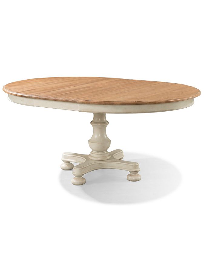 Furniture Cottage Round Expandable Dining Table - Macy's