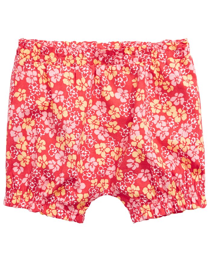 First Impressions Baby Girls Floral Bloomer, Created for Macy's - Macy's