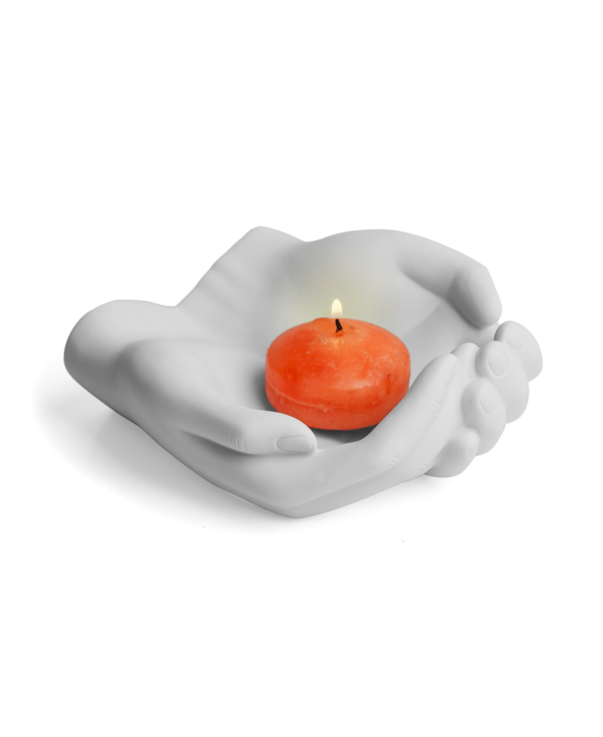 Click here for Danya B. Handle with Care Hands Holder - White prices