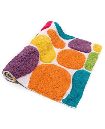 Chesapeake Plush Pebble Pattern Bath Rug - Macy's