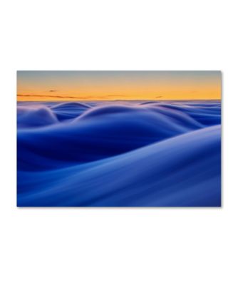 Martin Rak 'Waves' Canvas Art - 24" x 16" x 2" - Macy's