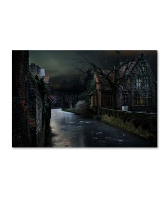 Trademark Global Piet Flour 'The Icy Corner' Canvas Art - 32" x 22" x 2 ...