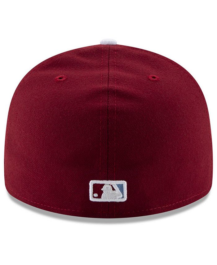 New Era Philadelphia Phillies Low Profile AC Performance 59FIFTY Fitted ...