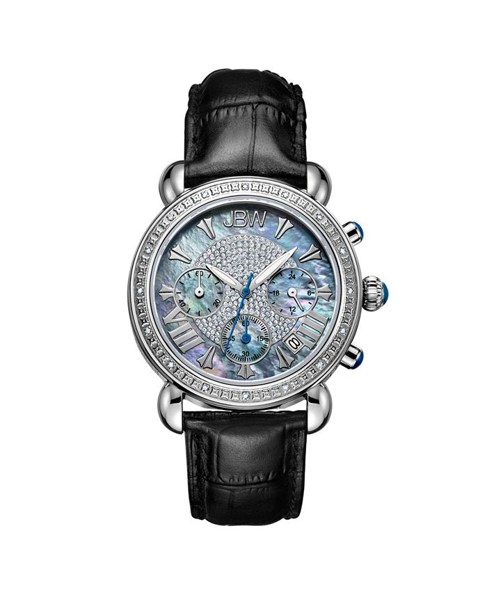 Jbw Women's Victory Diamond (1/6 ct.t.w.) Stainless Steel Watch - Macy's