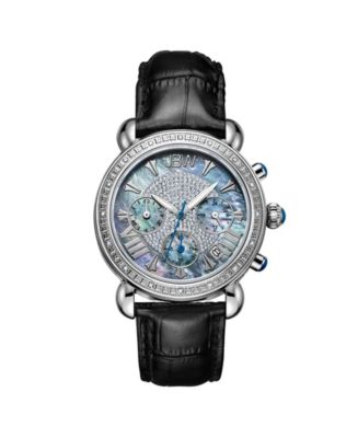 JBW Women's Victory Diamond (1/6 ct.t.w.) Stainless Steel Watch - Macy's
