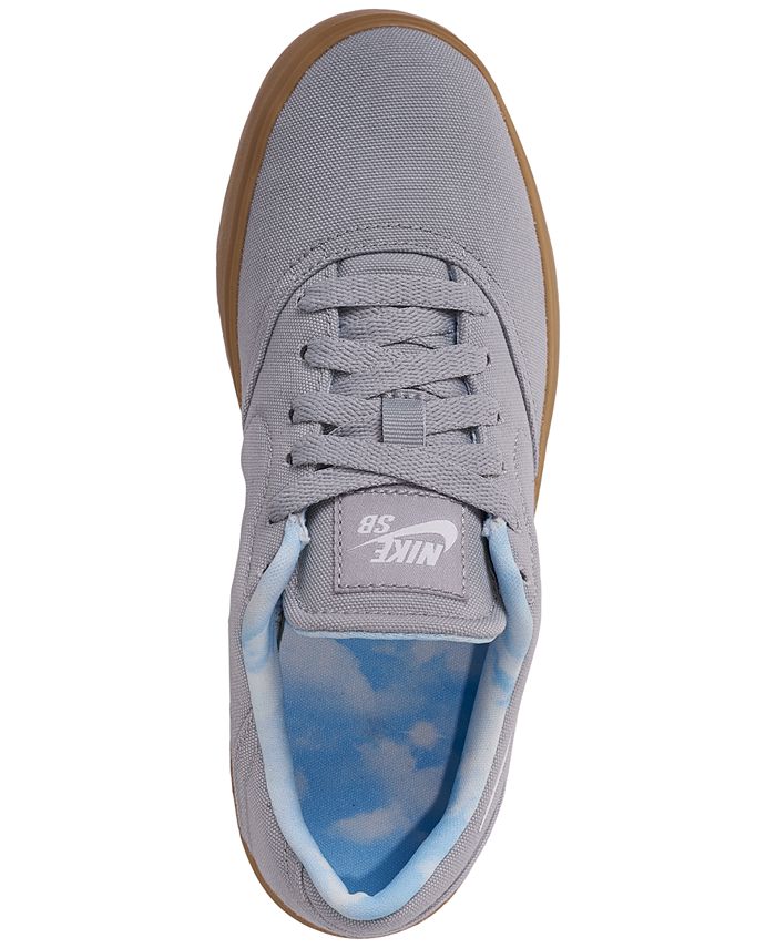 Nike Boys' SB Check Premium Print Skateboarding Sneakers from Finish ...