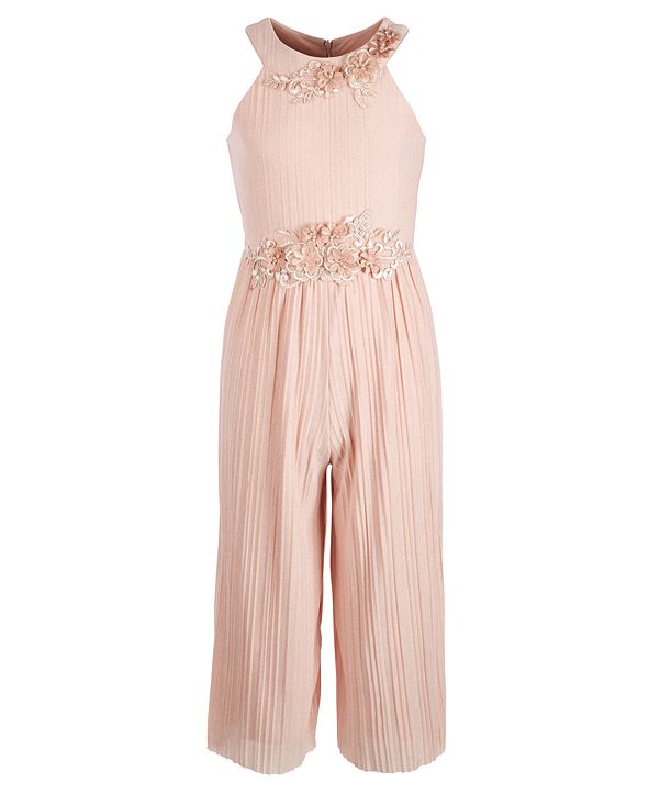 Beautees Big Girls Pleated Jumpsuit & Reviews - All Girls' Dresses ...