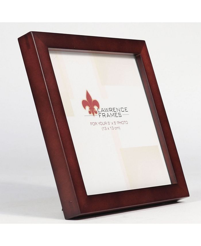 Lawrence Frames 755955 Espresso Wood Picture Frame - 5" x 5" - Macy's