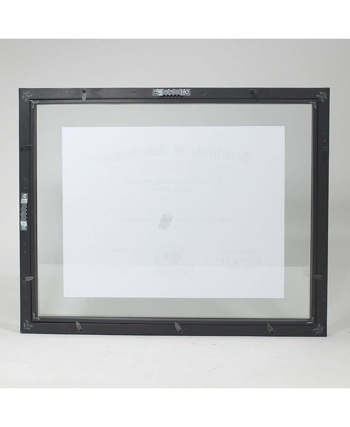 Lawrence Frames Multi Use Black Float Document Frame - 11" x 14" - Macy's