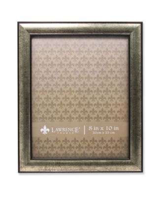 Lawrence Frames Domed Burnished Silver and Black Picture Frame - 8" x ...