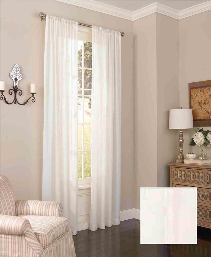 Eclipse Chelsea Rod-Pocket Panel, 52" x 63" - Macy's