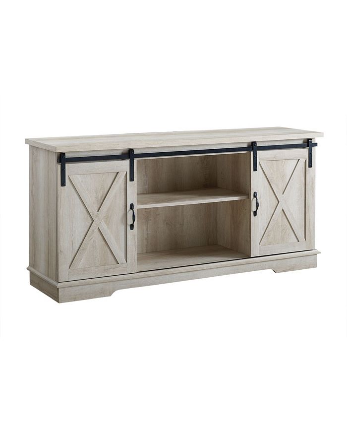 Walker Edison 58" Modern Farmhouse Wood Tv Stand - Macy's