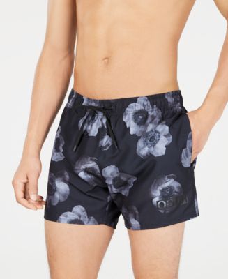HUGO Hugo Boss Men's Floral Swim Trunks - Macy's