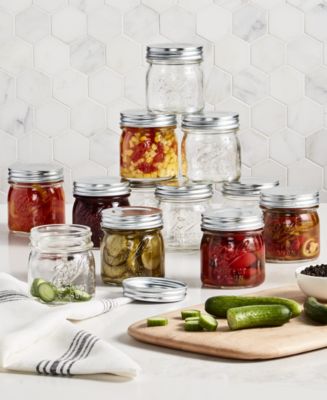 Ball Jar Set of 12 Vintage Half-Pint Jars - Macy's
