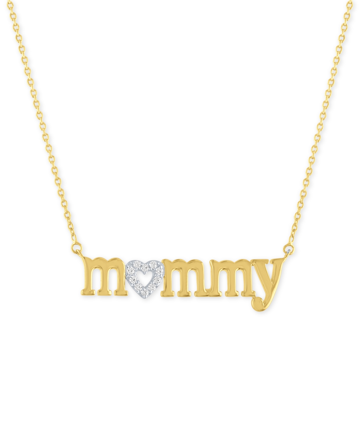 Click here for Diamond Mommy 18 Pendant Necklace (1/10 ct. t.w.)... prices