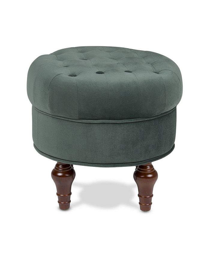 Clickhere2shop Home Living Room Wooden Leg Oculas Ottoman, Arabella ...