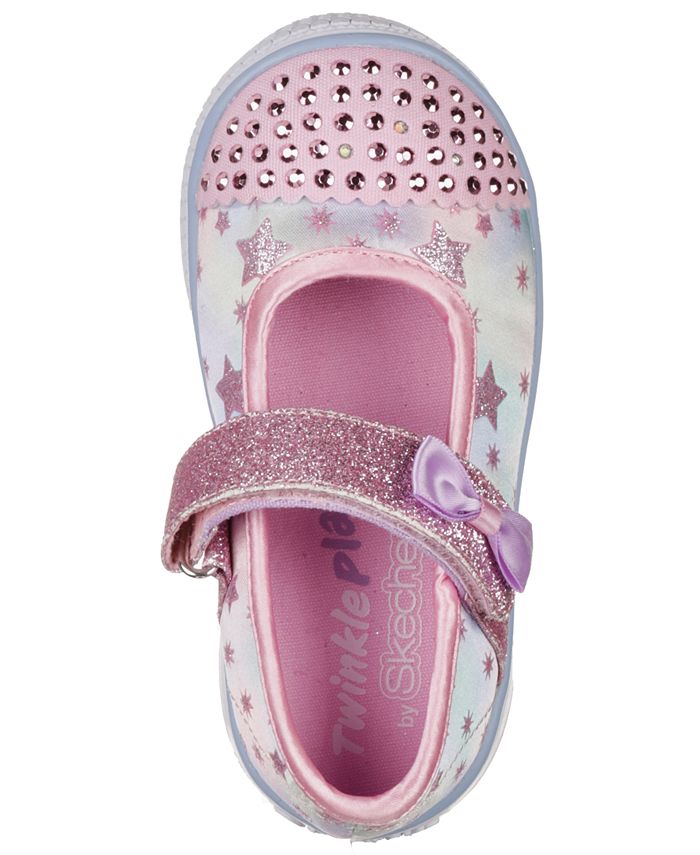 Skechers Toddler Girls' Twinkle Toes: Twinkle Play - Starry Spark Light ...