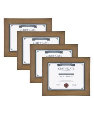 DesignOvation Museum Wood Picture Frame, Set of 4 - Macy's