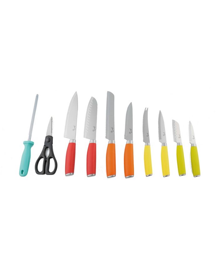 Fiesta 11-Piece Cutlery Block Set - Macy's
