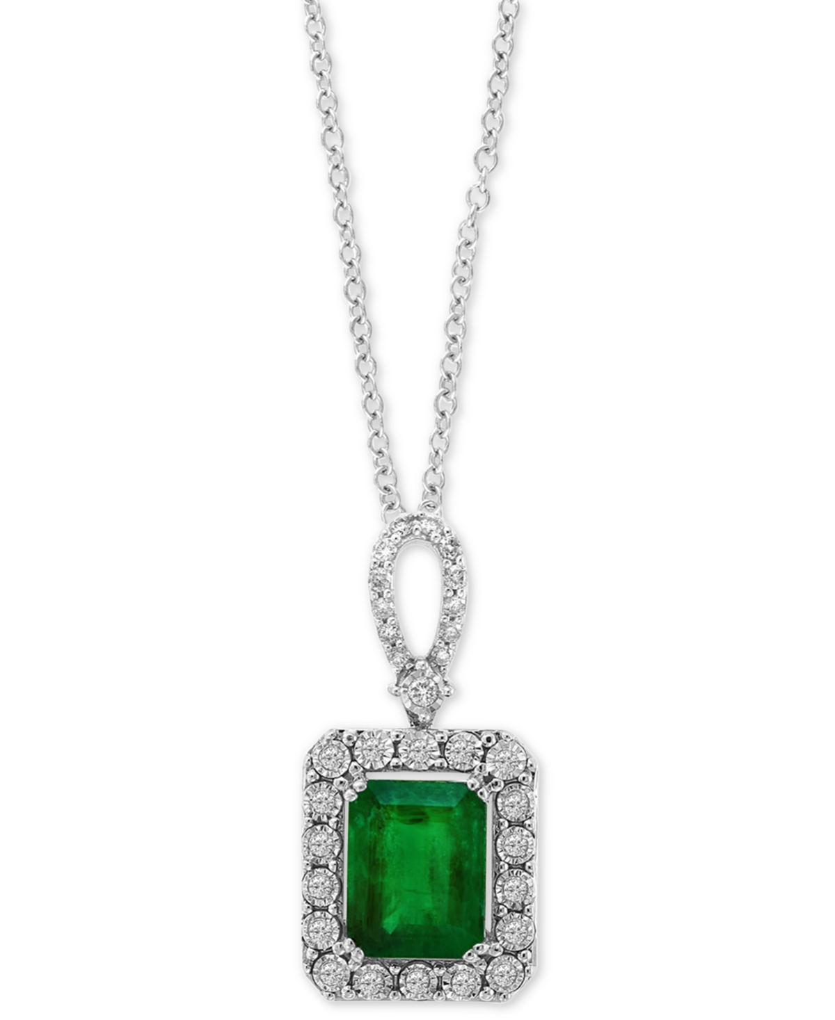 Click here for Effy Emerald (2-1/5 ct. t.w.) & Diamond (1/4 ct. t... prices